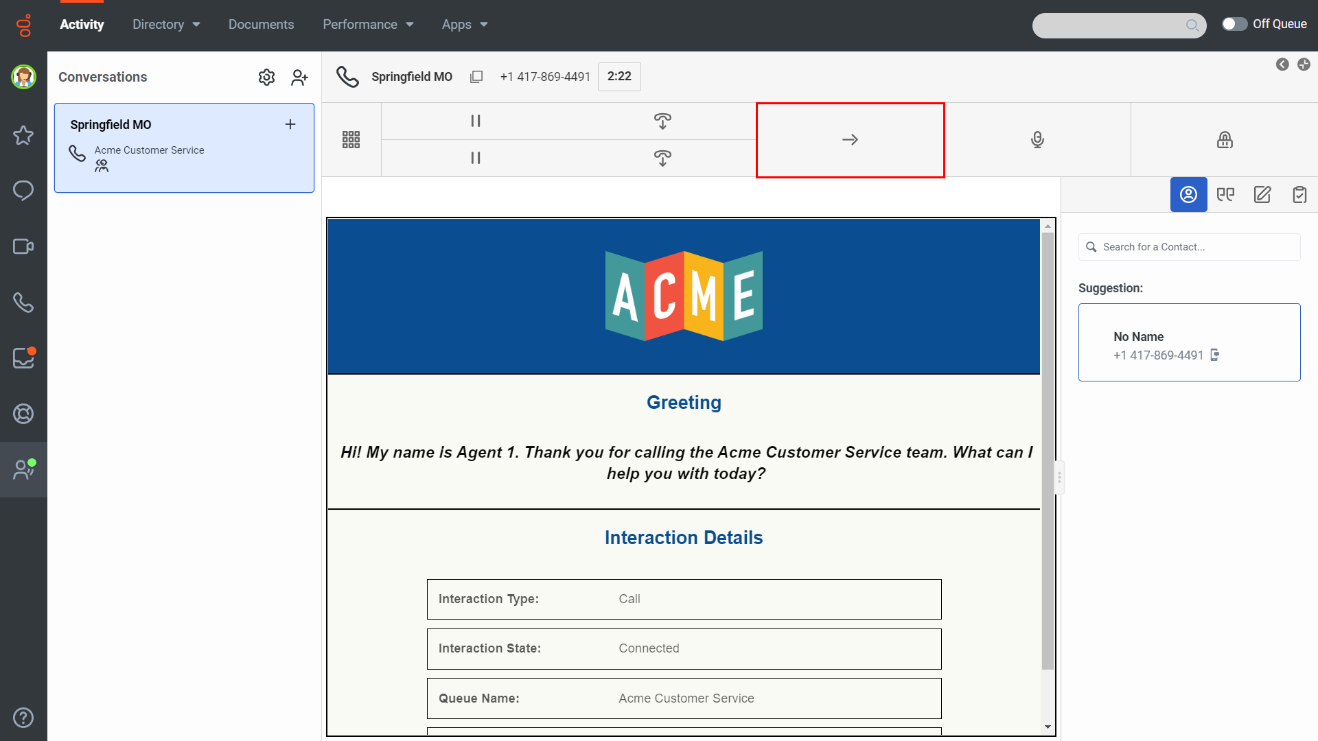 How to Consult Transfer an ACD Call | Genesys Training