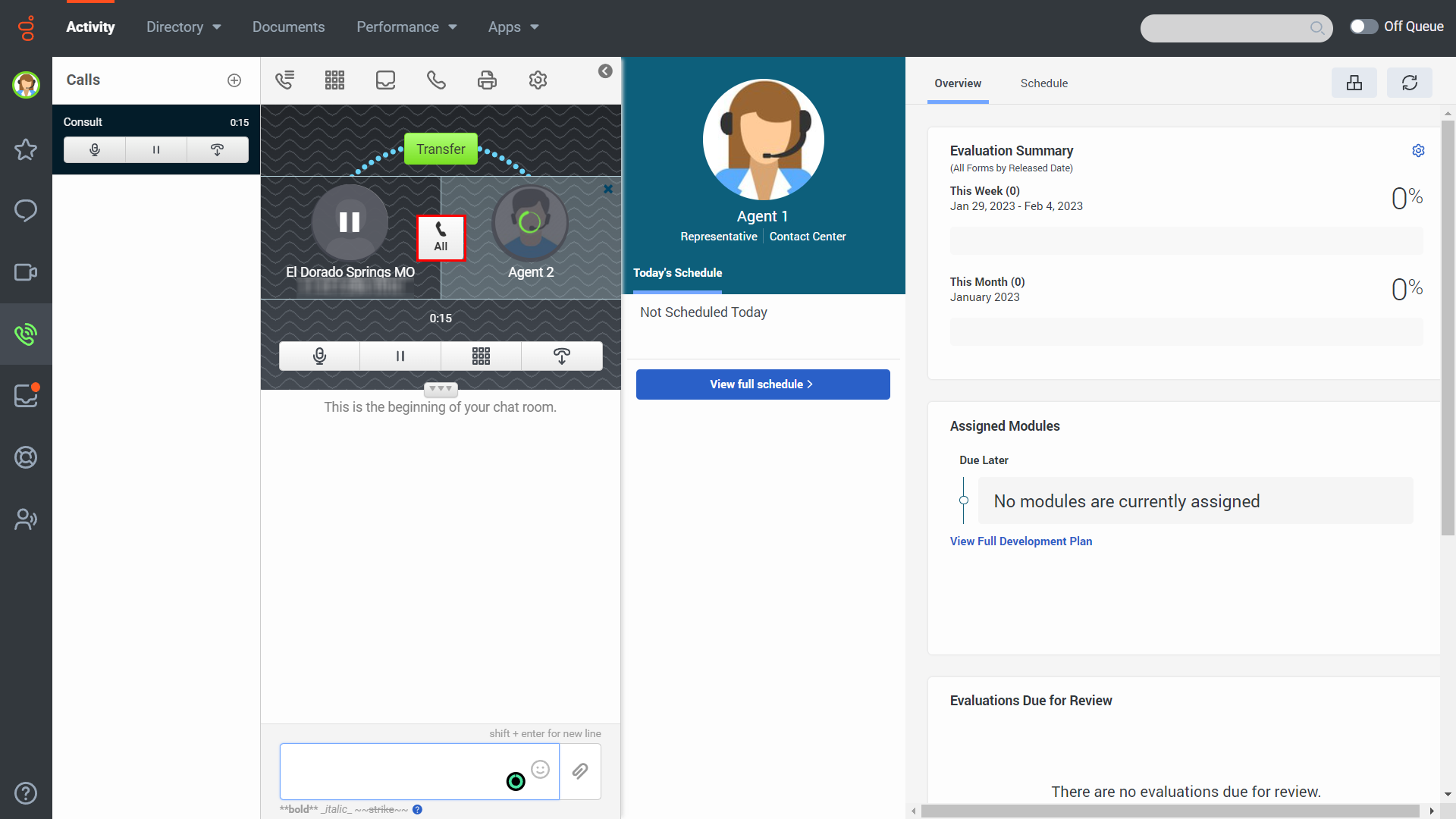 Consult Transfer a Non ACD Call | Genesys Training